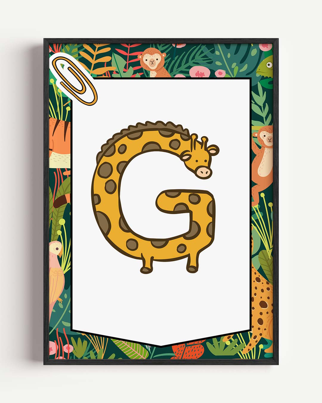 Jungle Alphabet Poster – Poster Wall Decoration