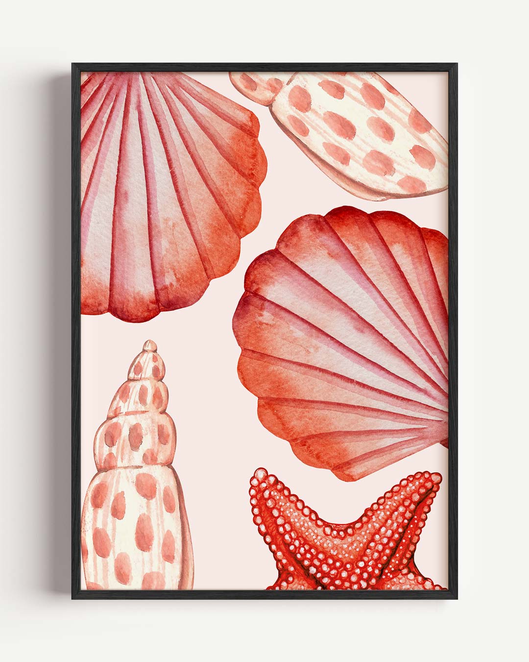 Pink Shells Poster – Poster Wall Decoration