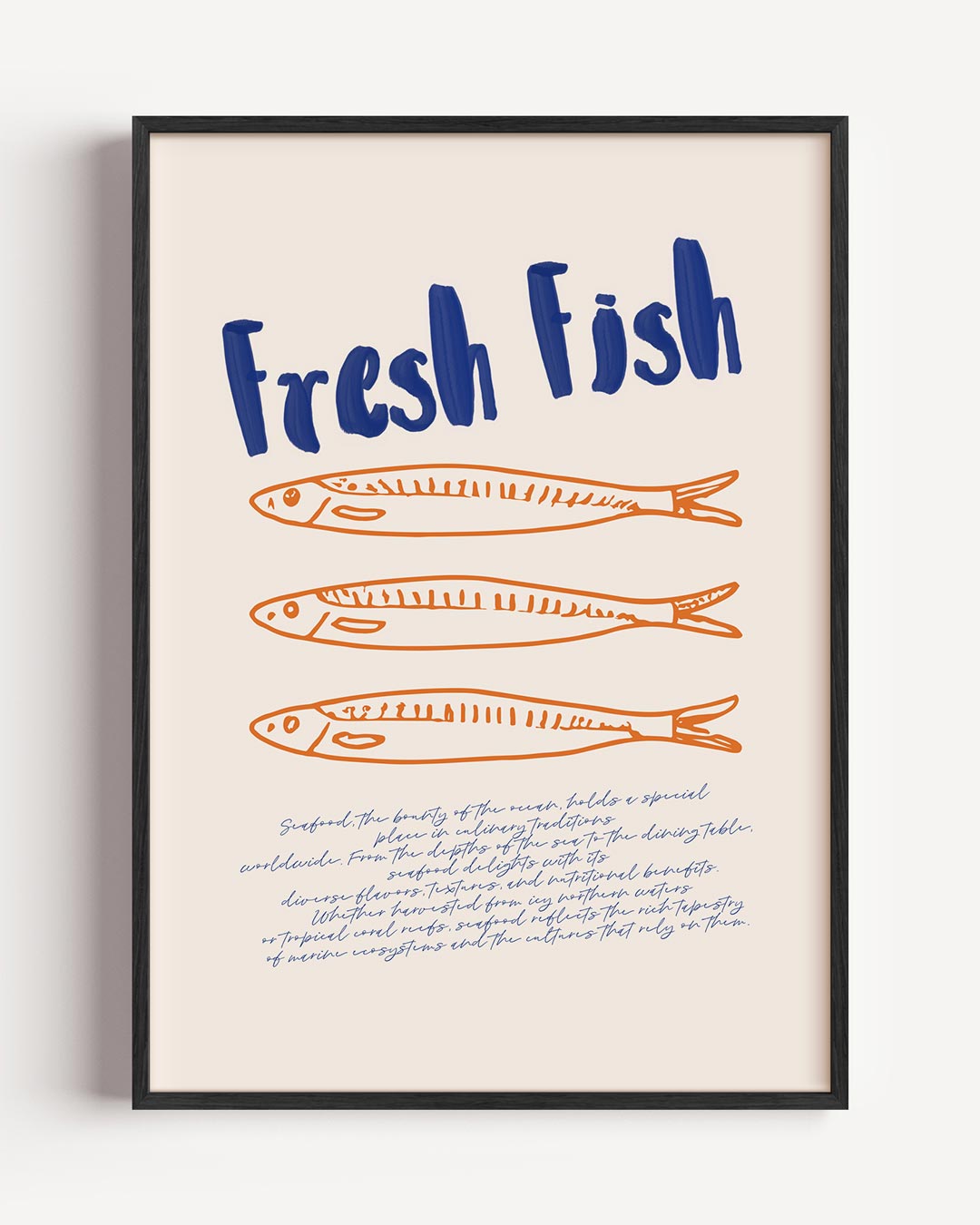 Fresh Fish Poster – Poster Wall Decoration