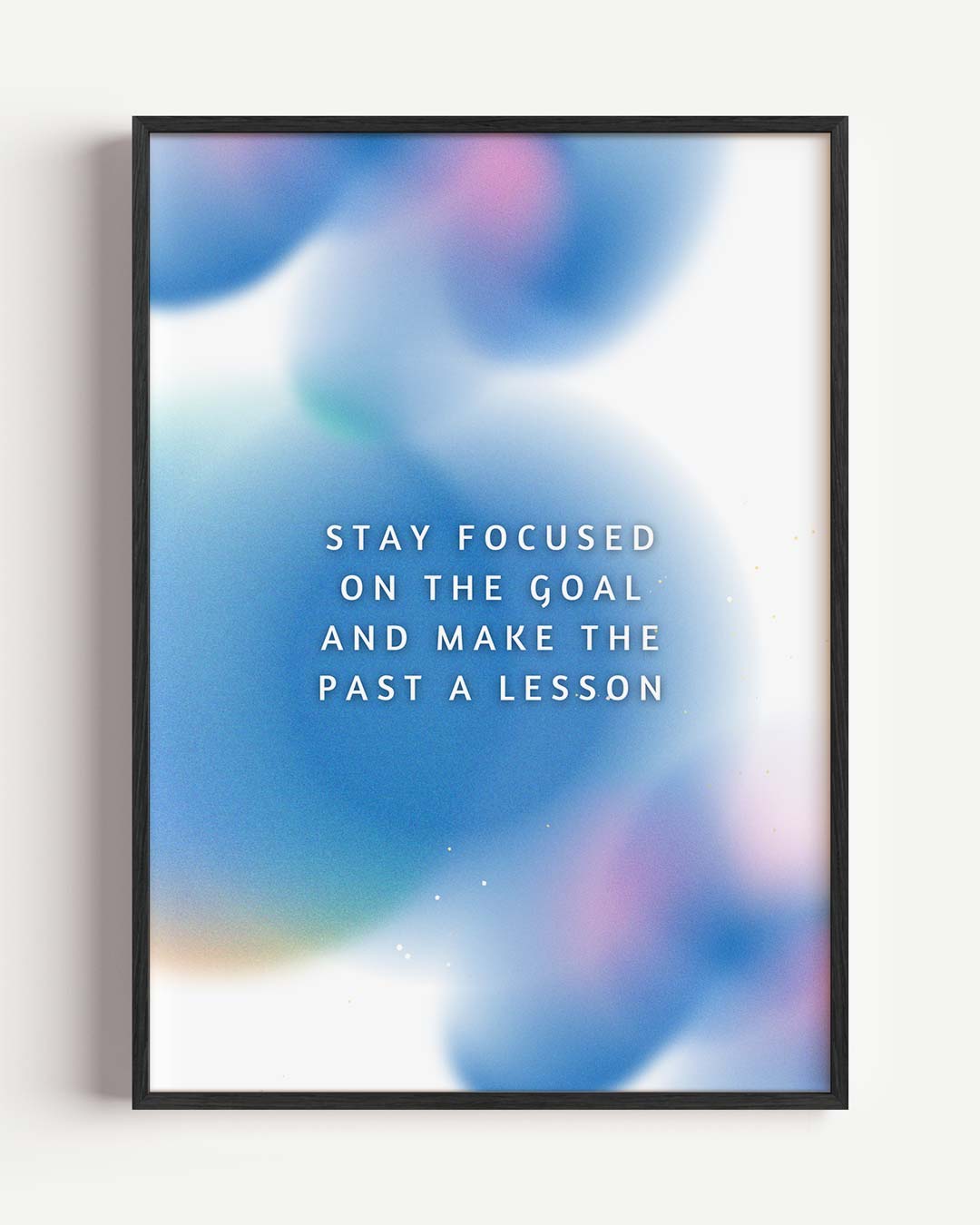 Stay Focused on the Goal Poster- Poster-Wanddecoratie